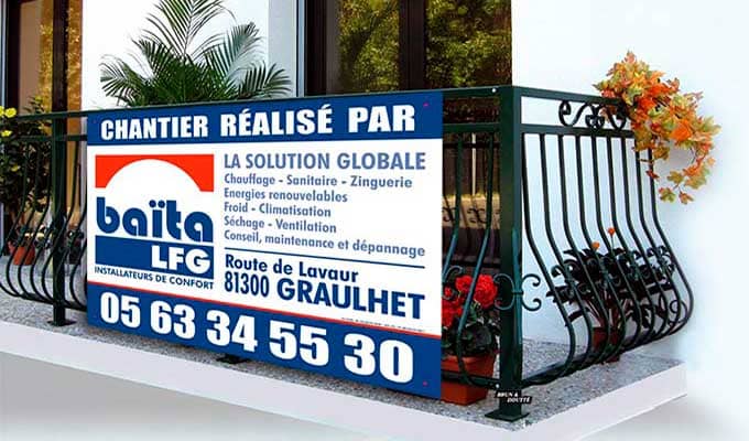 Impression de panneaux akilux - panneau akylux publicitaire pvc